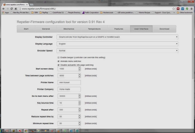 Reprap: Repetier Firmware