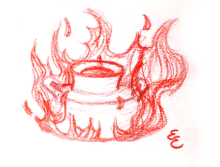 Daily Bible Doodles: Cleansing Fire