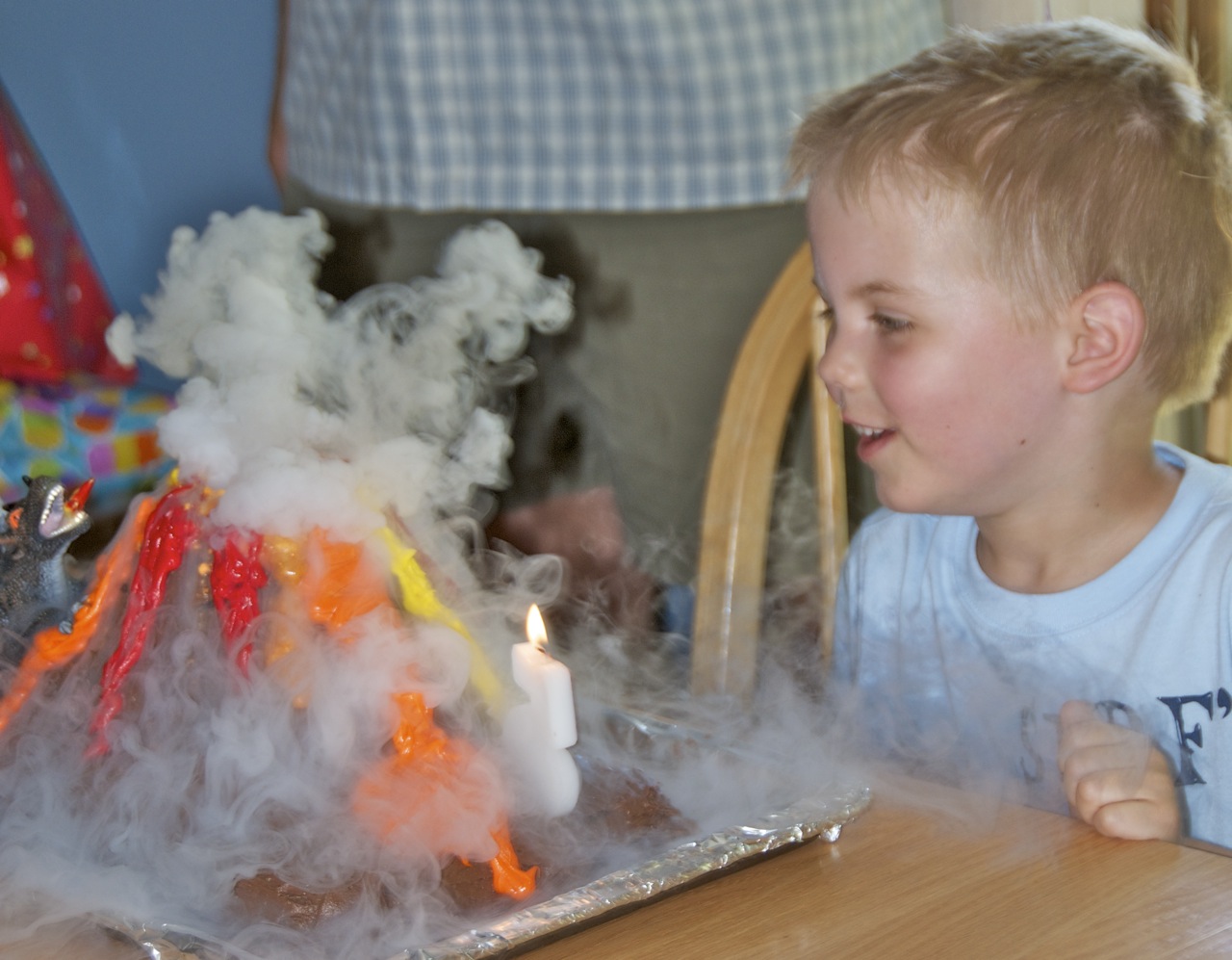 This Northern Life: the amazing erupting volcano cake