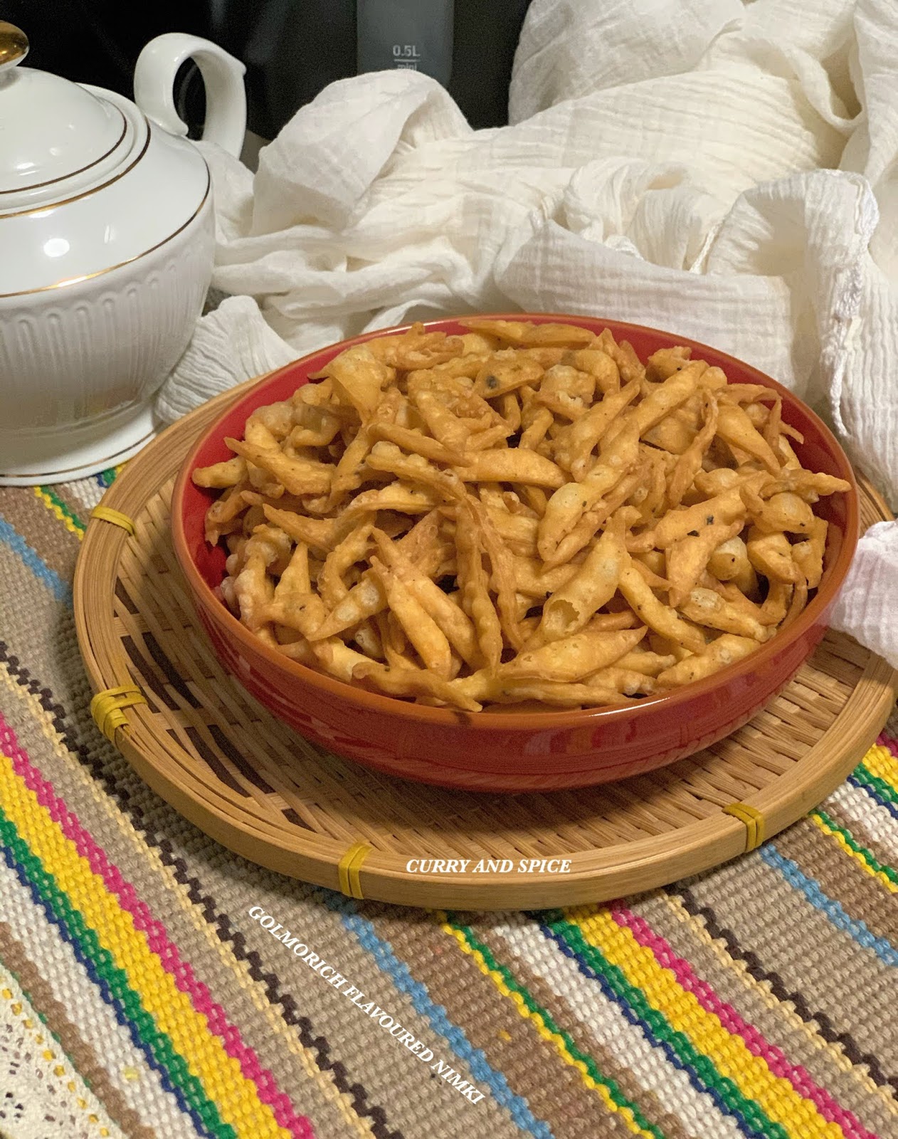 CURRY AND SPICE: GOLMORICH FLAVOURED NIMKI