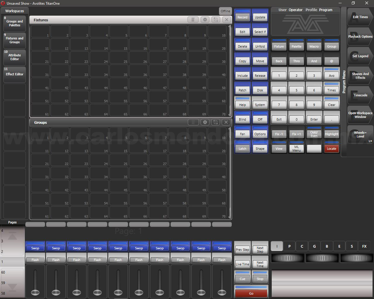 Carlos Mendoza - El lado obscuro de la iluminación: Usando Avolites ...