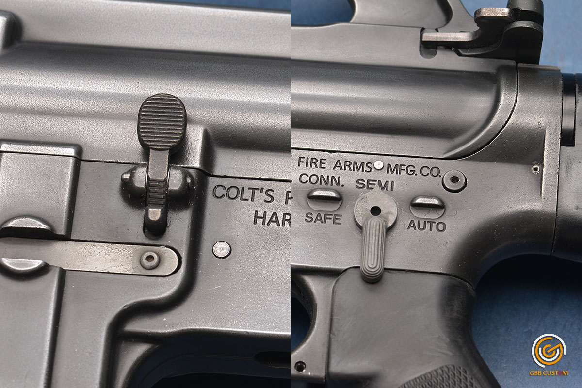 COLT XM16E1 model 603 rifle with M203_WE & Dboy