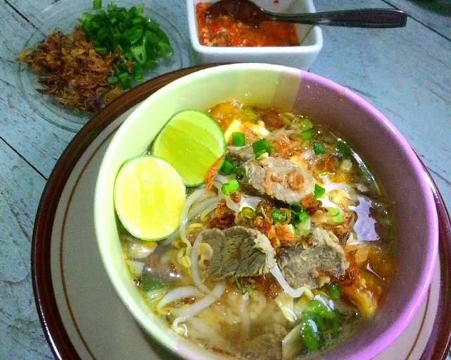 Soto Daging Sapi Bening Solo by : Ayu Wulansari - Resep Masakan
