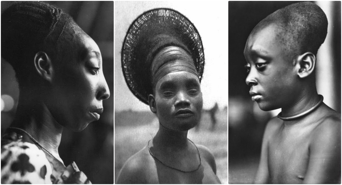 The Incredibly Elongated Head Culture of the Mangbetu People ~ vintage ...
