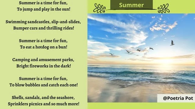 Best Summer Poem-Poem of Summer