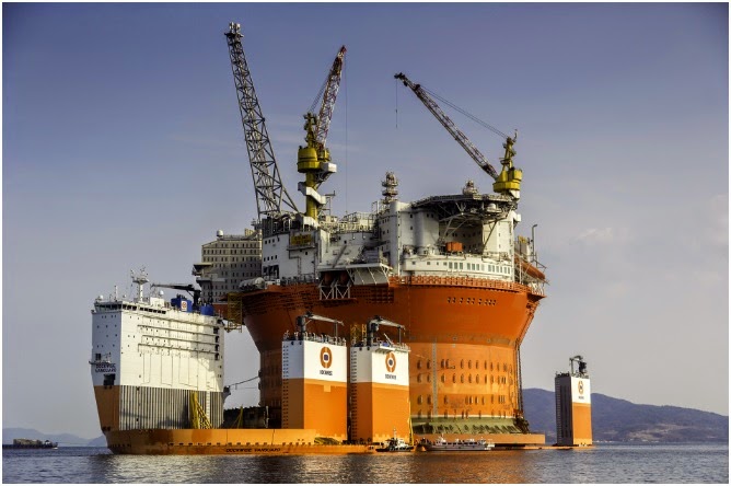 HHI Sees Off Largest Cylindrical FPSO - Primo Magazine