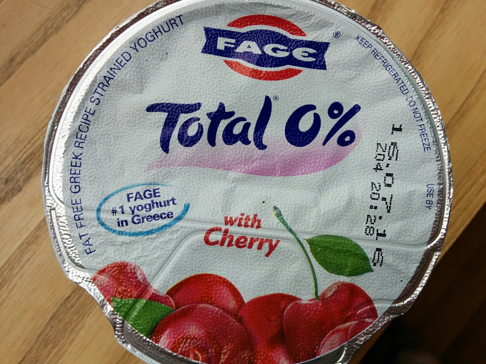 The Excited Eater: Fage Total 0% Greek Yoghurt with Cherry