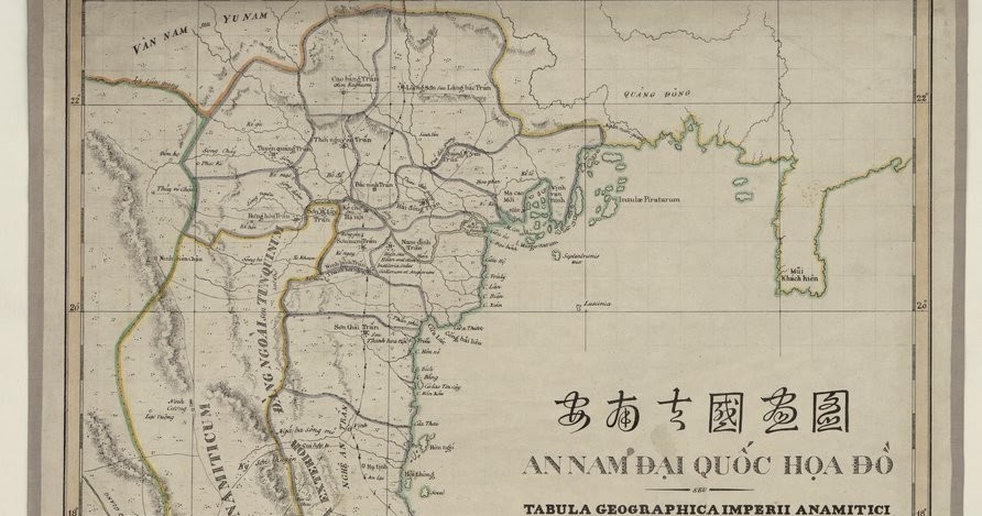 An-nam Đại-quốc Họa-đồ do Giám-mục Jean-Baptiste Taberd vẽ, xuất bản ...