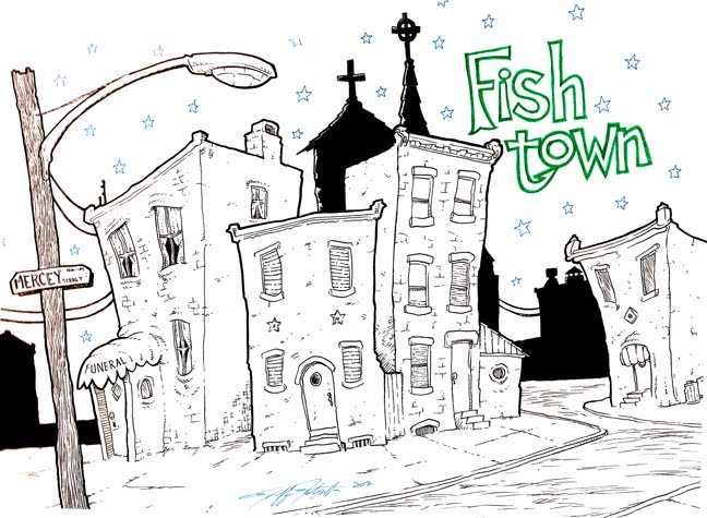 Jeffro's Blog: Fishtown Drawing from 2007