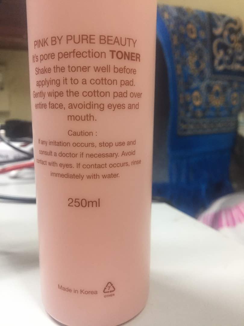 REVIEW: PURE BEAUTY PINK PORE TONER - heypaca
