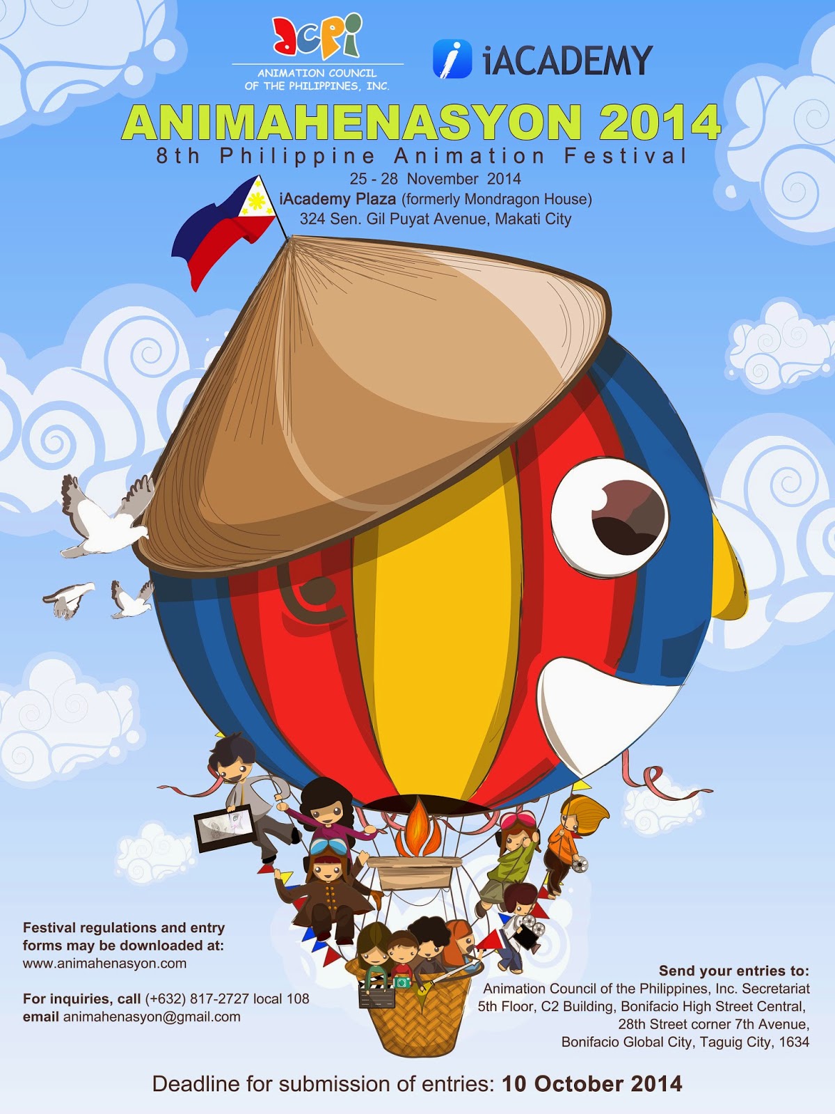 Animahenasyon 2014: 8th Philippine Animation Festival on November 25 to ...