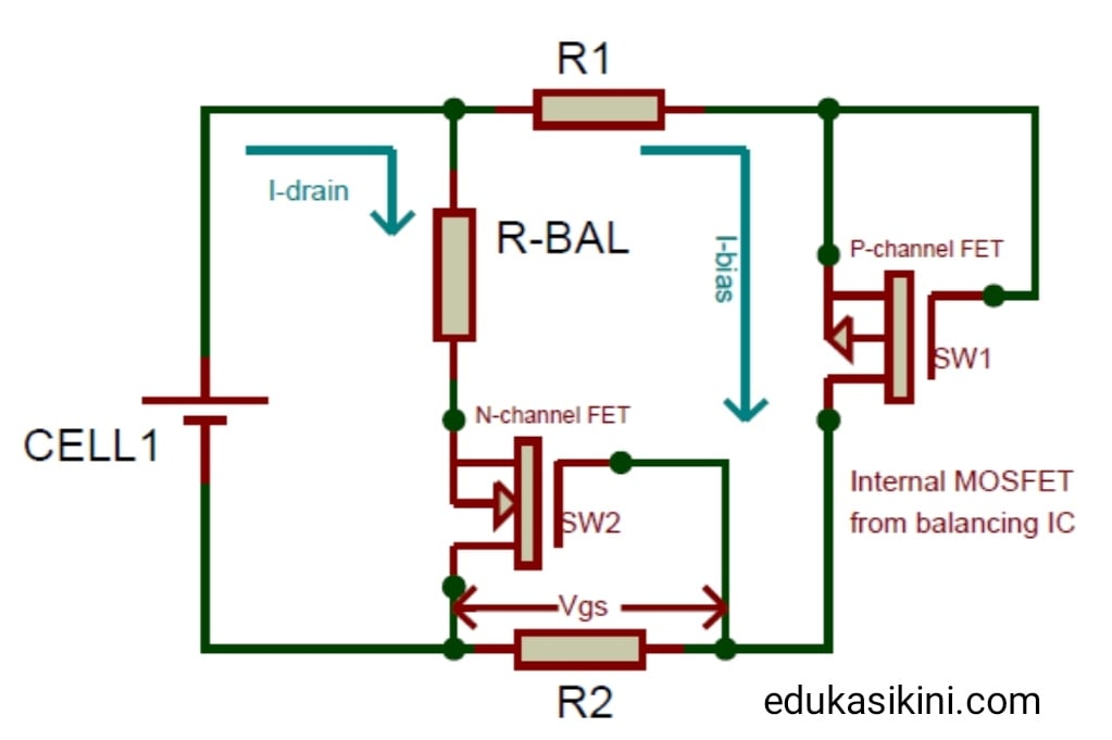 Teknik penyeimbangan sel Baterai dan cara menggunakannya - EDUKASIKINI.COM