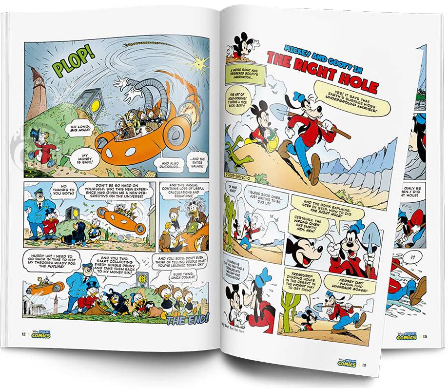 Planeta Gibi Blog: Gibi Disney em inglês volta a circular, pela Culturama