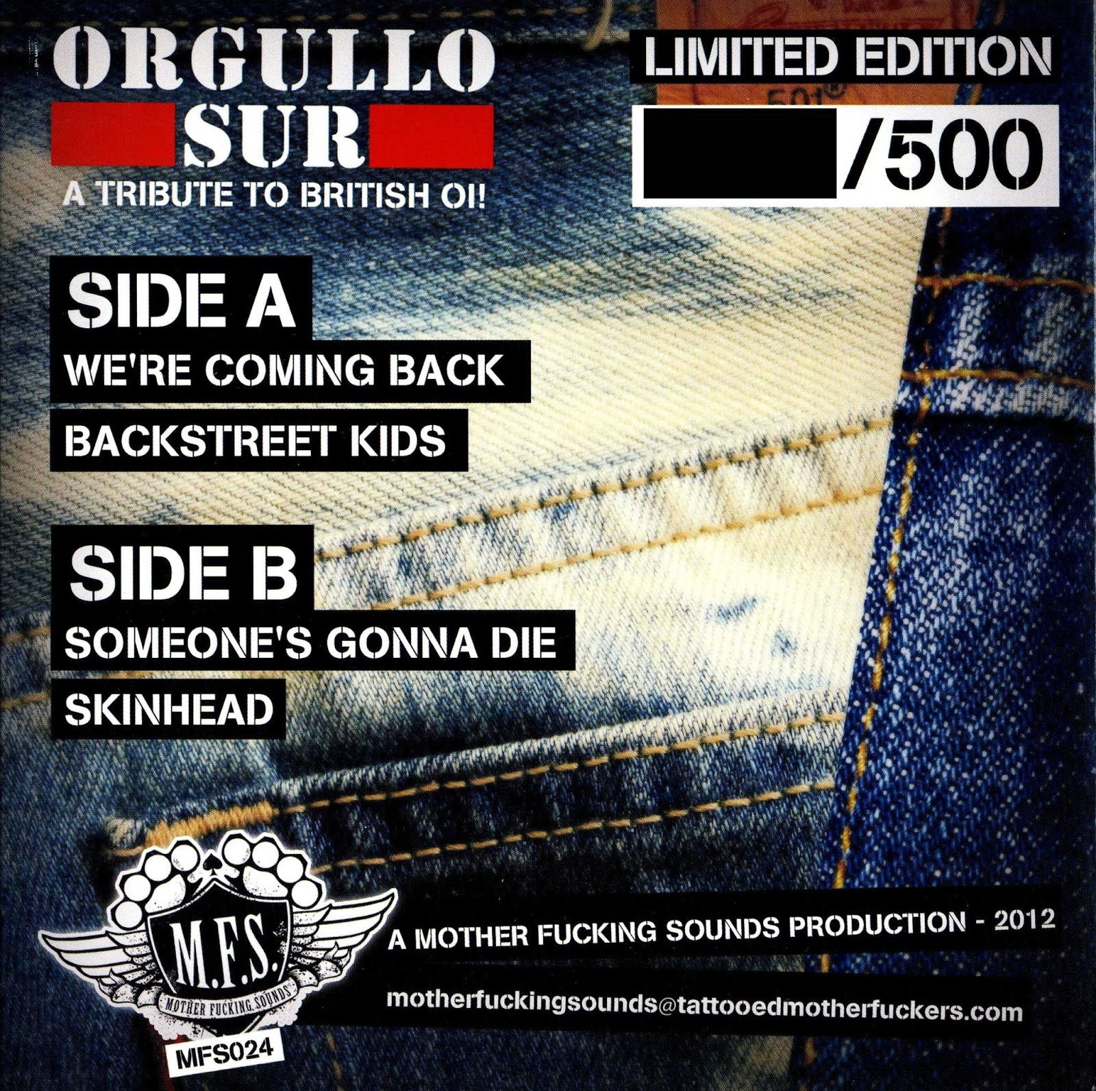 https://t.me/NordsturmJoker: Orgullo Sur - A Tribute To British Oi! (2012)