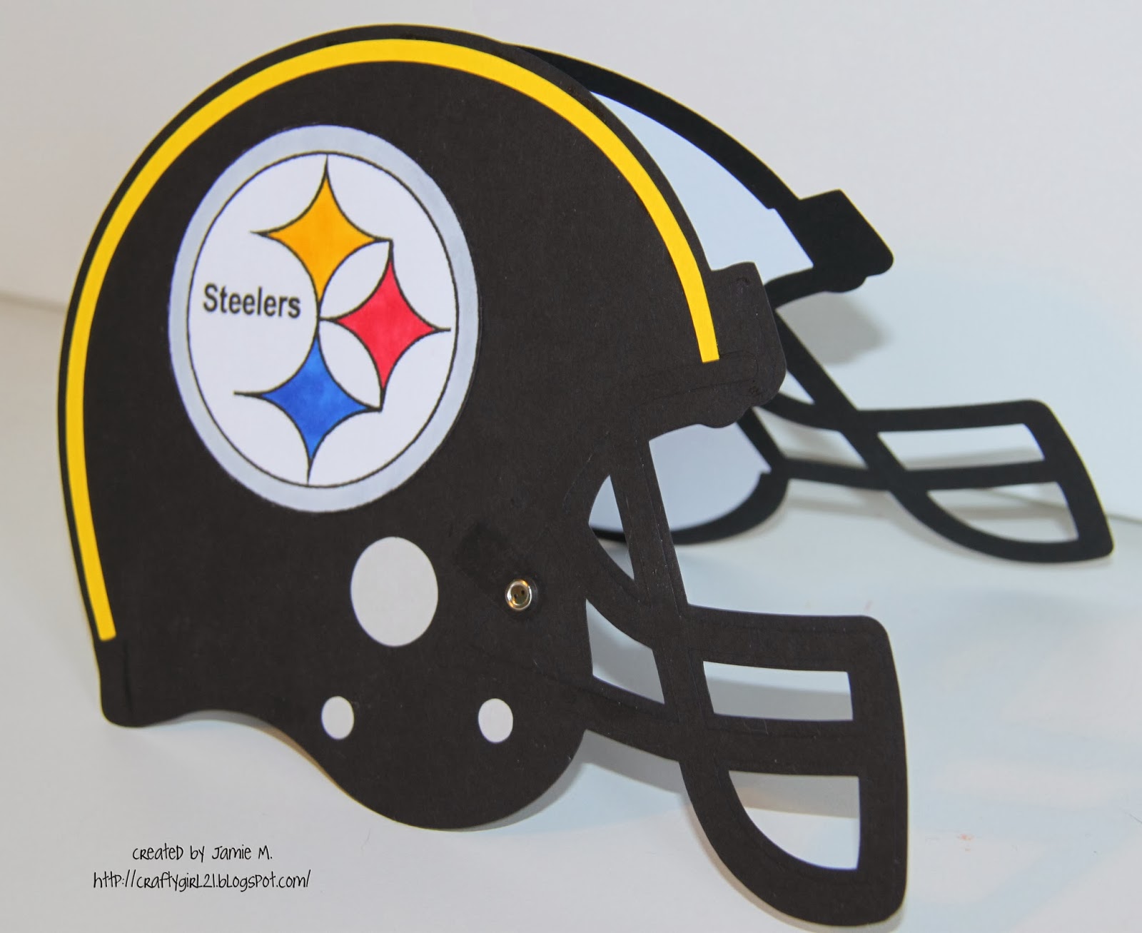 Crafty Girl 21!: Steelers Helmet Card