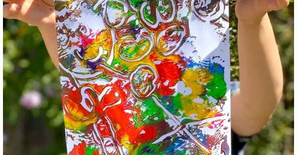 Learning and Exploring Through Play: Paint Printing Art with Q-Tips