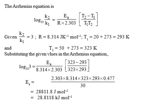 Welcome to Chem Zipper.com......: The rate of a reaction triple when ...