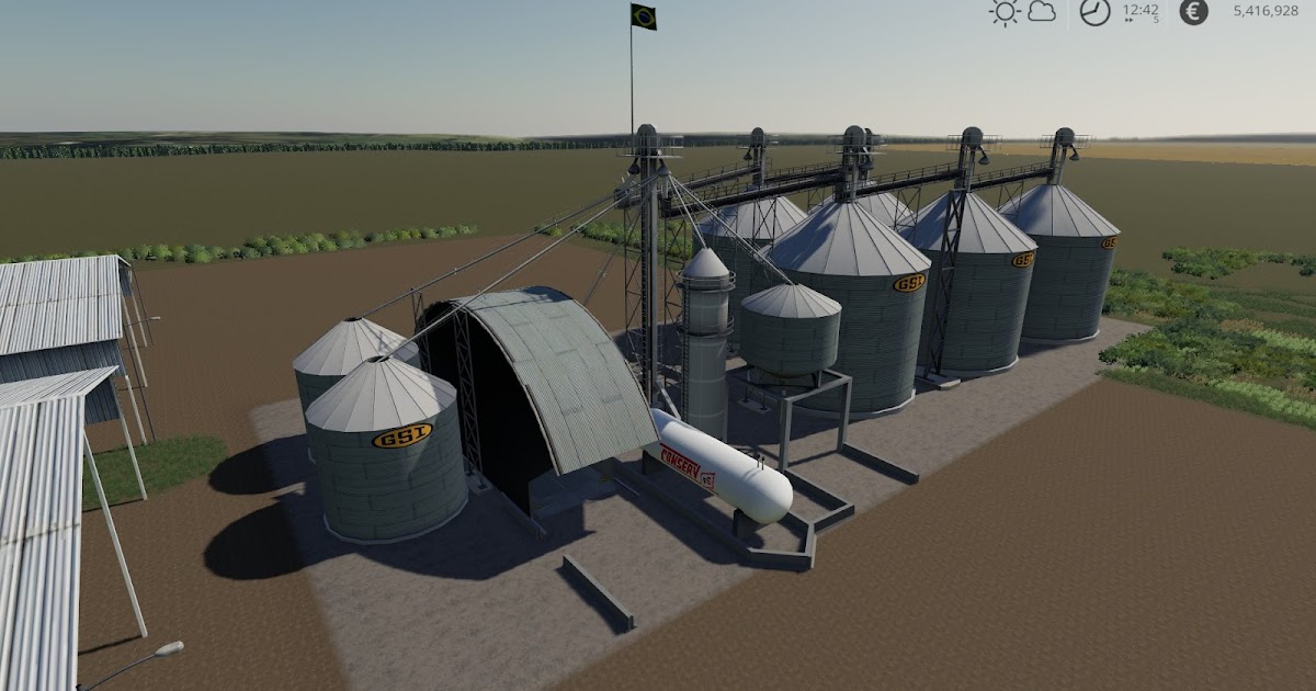 SILO PARA GRÃOS BRASILEIRO FS19 | DRGS MODS