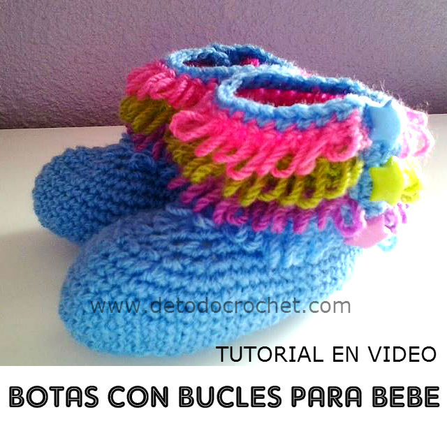 Botas para Bebés con Bucles / Tutorial en video