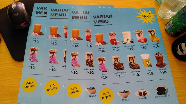 Cetak Daftar Menu Minuman ~ Print Corner