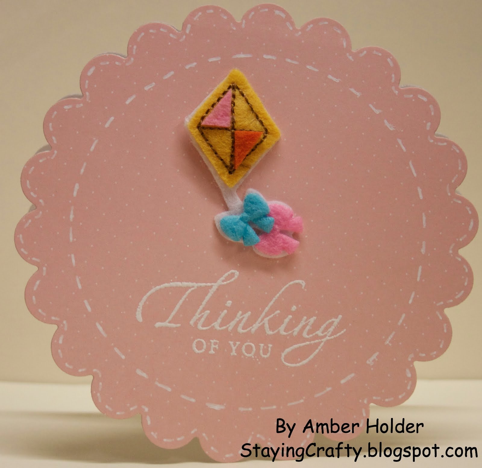 Staying Crafty: Simple Thinking of You Card