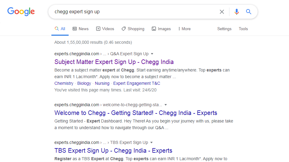 Chegg India: Online Earning Platform