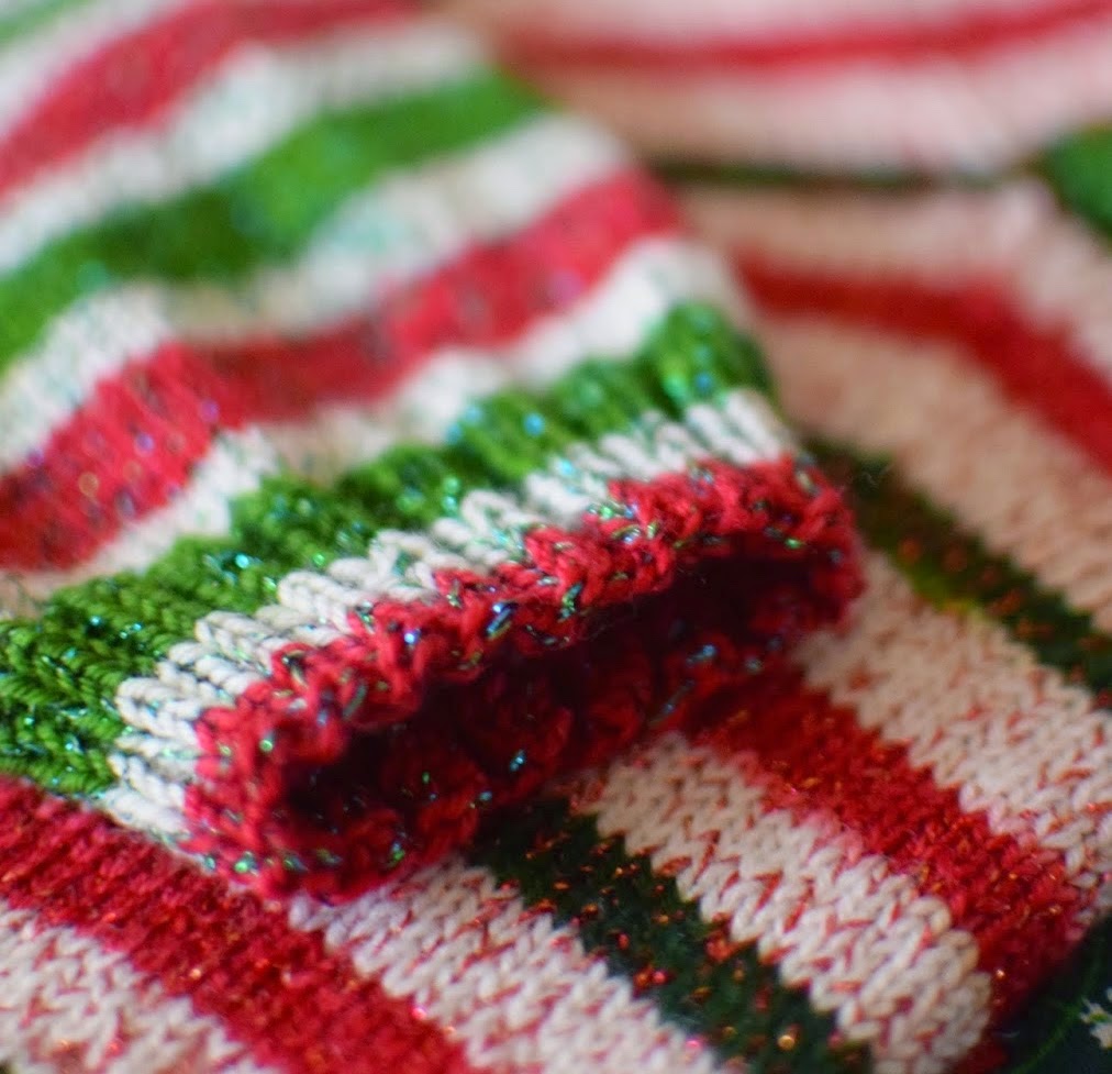 Kreinik Thread Blog: Tis the Season for Tinsel Socks