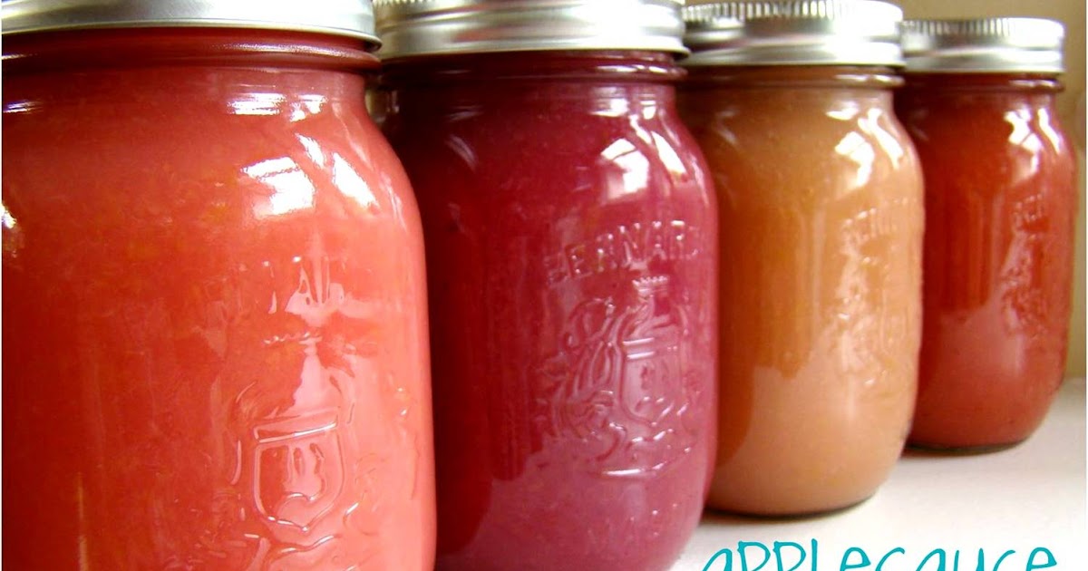 Applesauce fruit blends