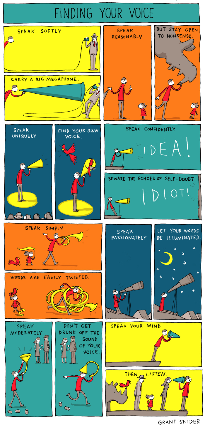 INCIDENTAL COMICS: Finding Your Voice