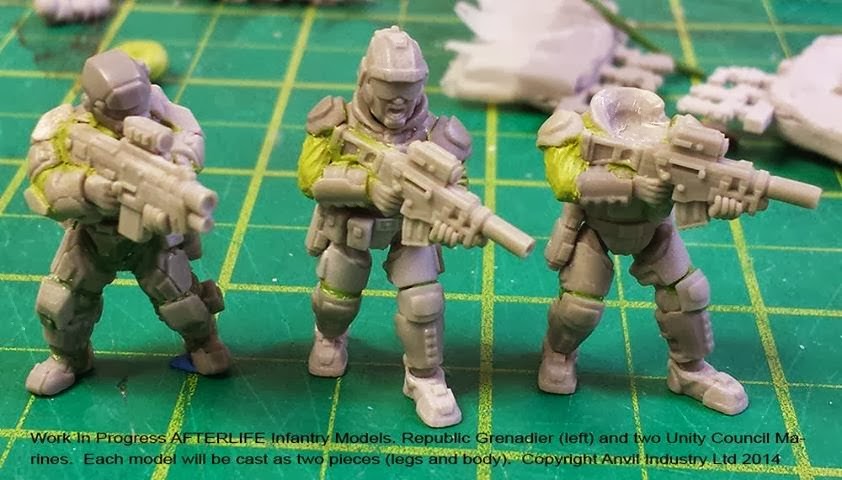 Wargame News and Terrain: Anvil Industry: UC Marines and Republic ...