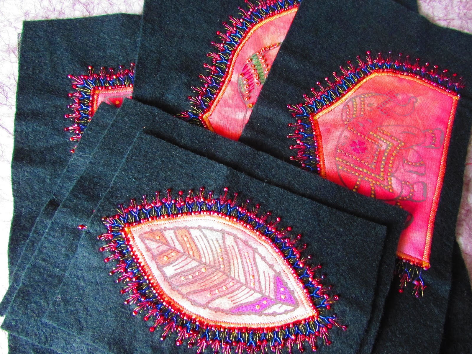 Textile Butterfly: Piles!!