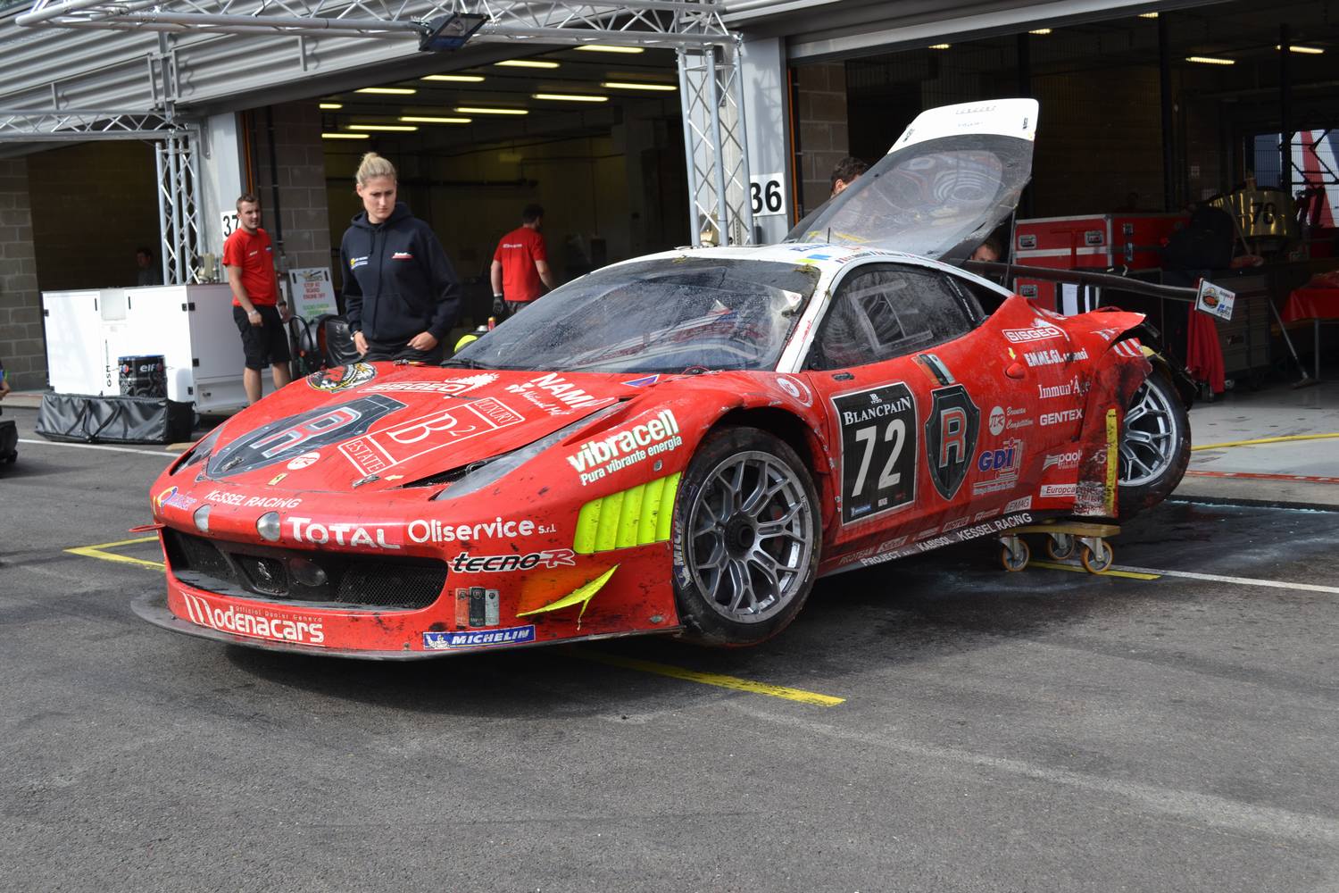 Carpics by Scorpion: Ferrari 458 GT3 @ 24u Spa - 2012