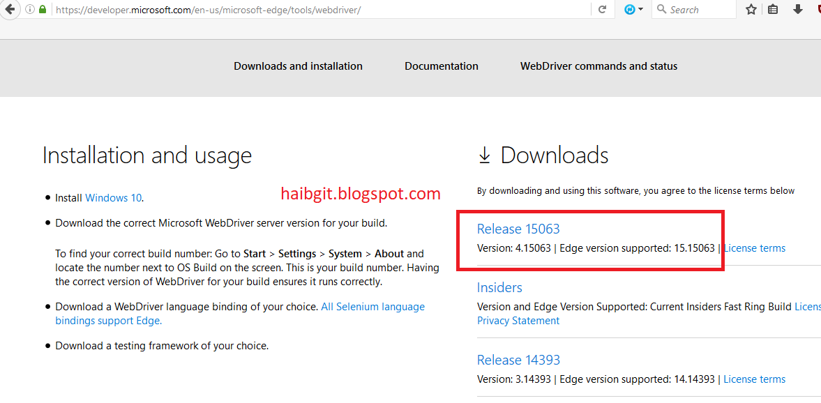 Mở trình duyệt Edge với Selenium Webdriver ~ Automation Testing Tutorials