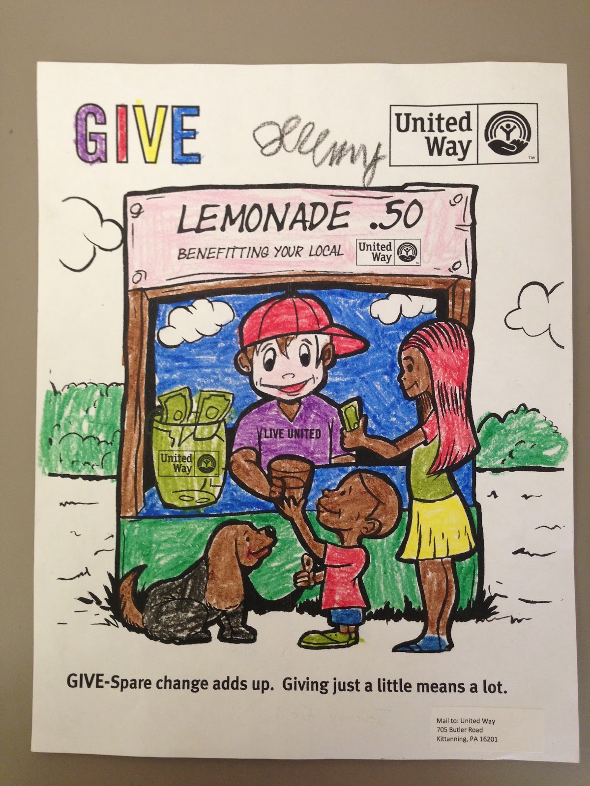 The United Way of Armstrong County: United Way Coloring Contest!