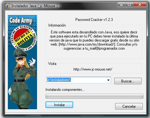 mouse: Crear instaladores para programas hechos en Java