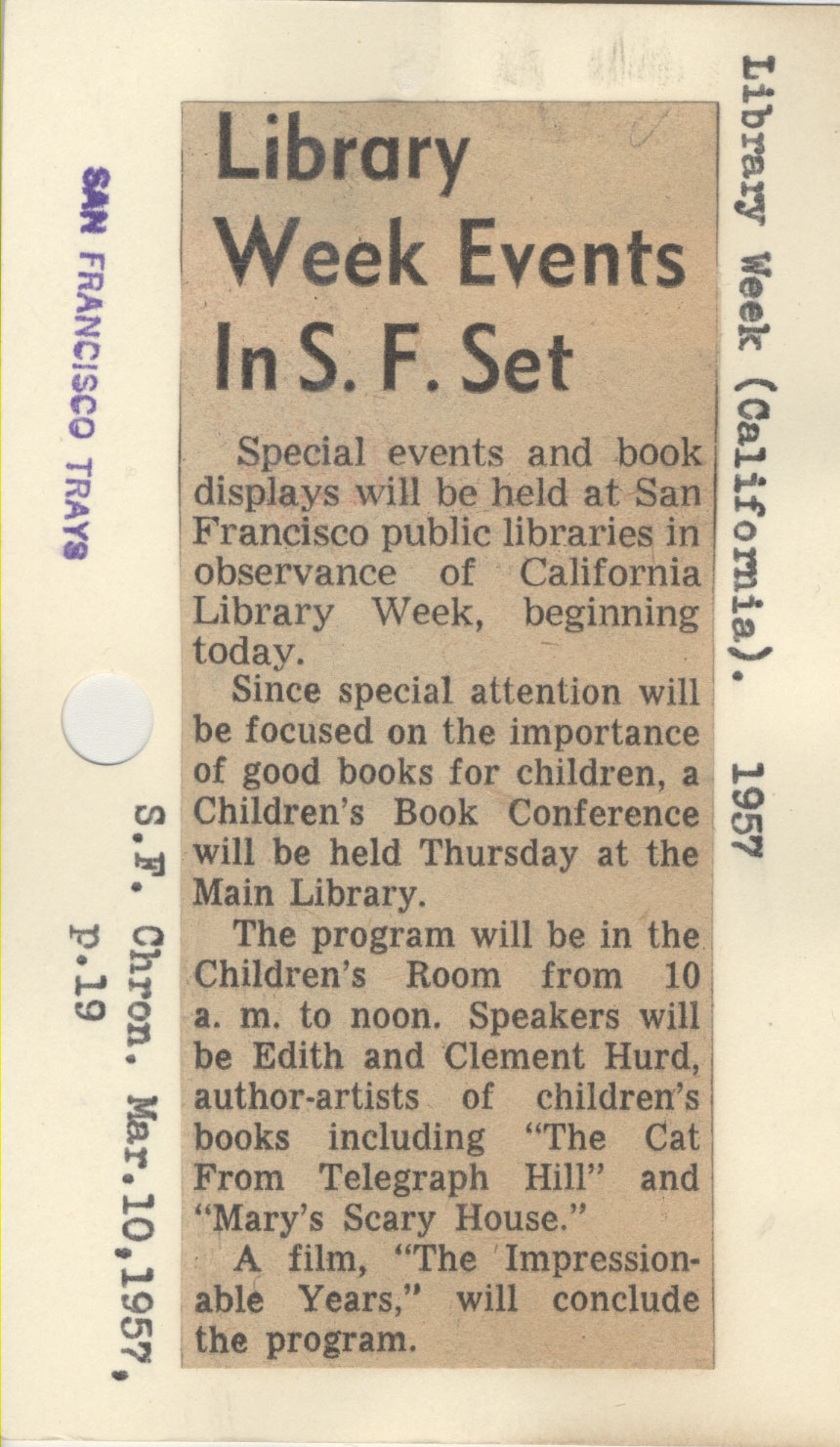 National Library Week - San Francisco Public Library