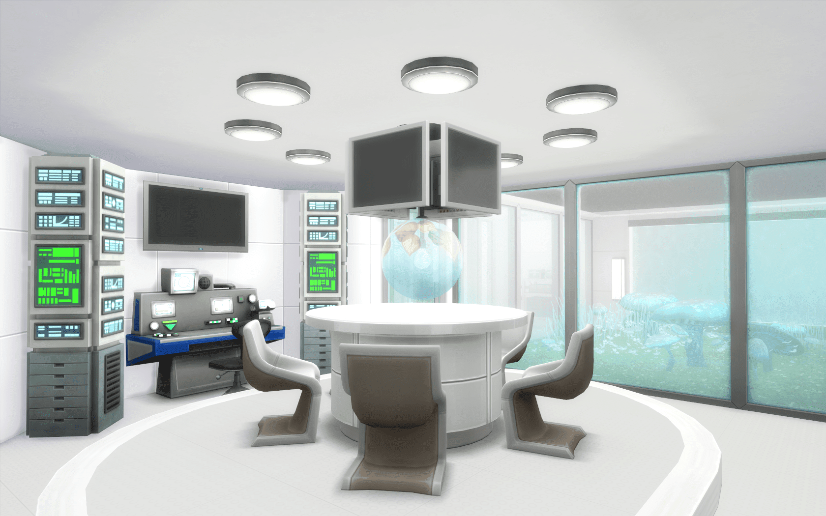Laboratoire du Docteur Lafolie (No Sims 4 CC)