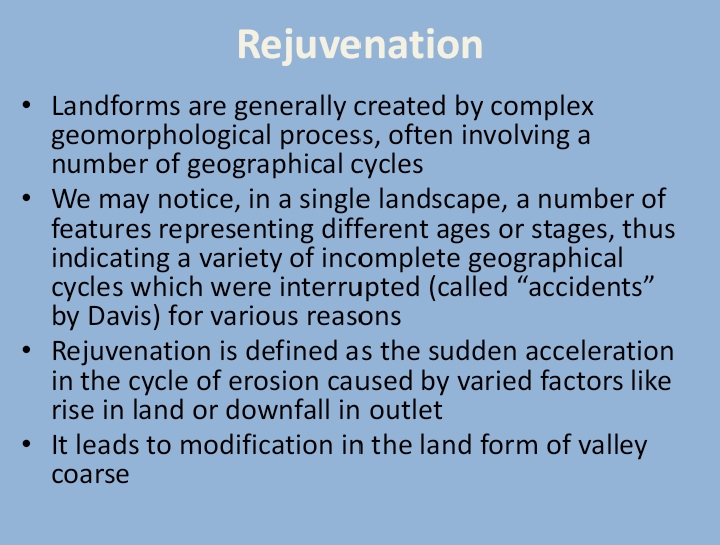 25. Rejuvenation & Polycyclic Landforms