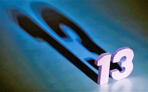 Random Thoughts of a Strange Kid: Why is the number 13 evil?