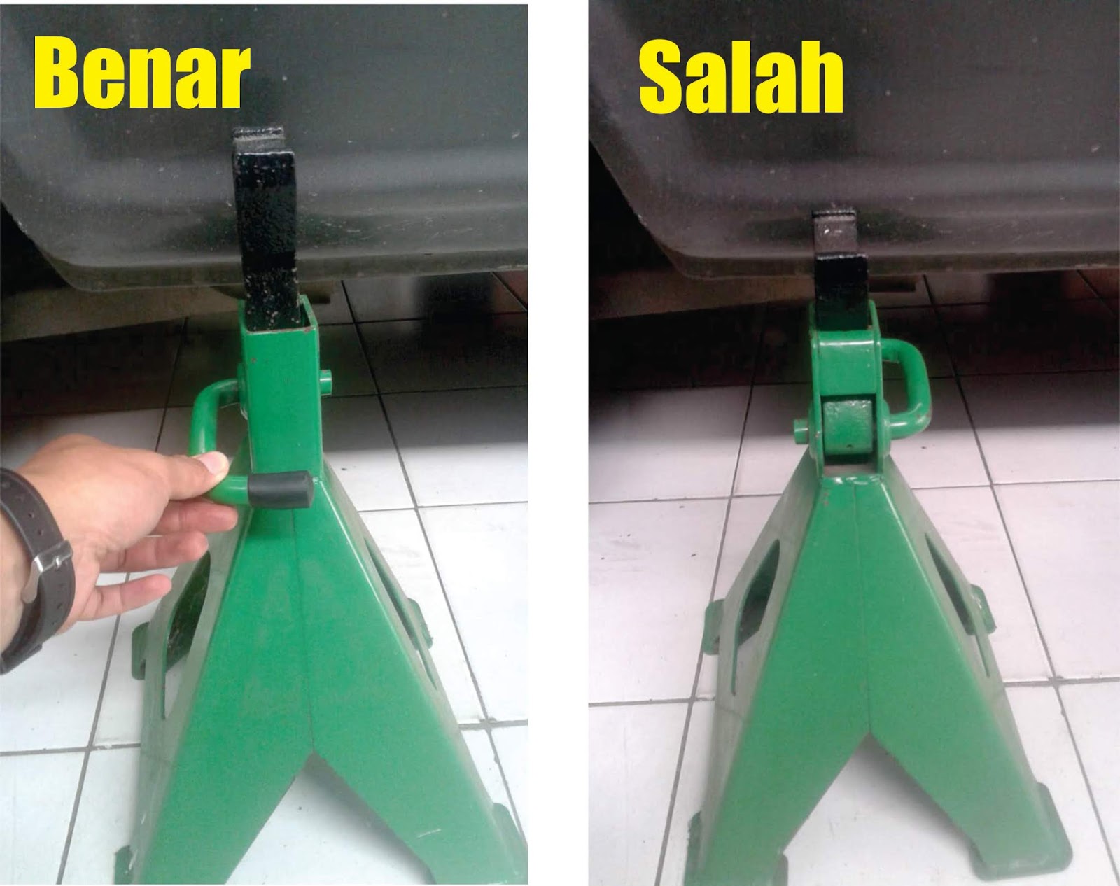Cara Menggunakan Jack Stand Yang Benar Untuk Mencegah Terjadinya ...