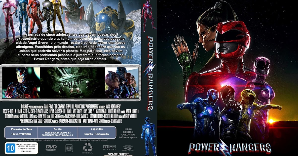 Capa Power Rangers (2017) - O Melhor em capas do Brasil