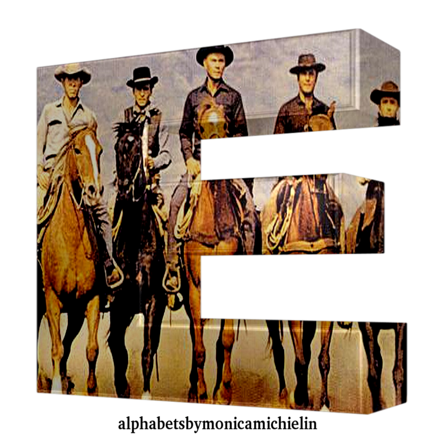 M. Michielin Alphabets: HORSE 'MAGNIFICENT SEVEN MOVIE' ALPHABET AND ...