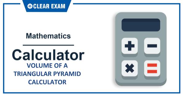 Volume Of A Triangular Pyramid Calculator