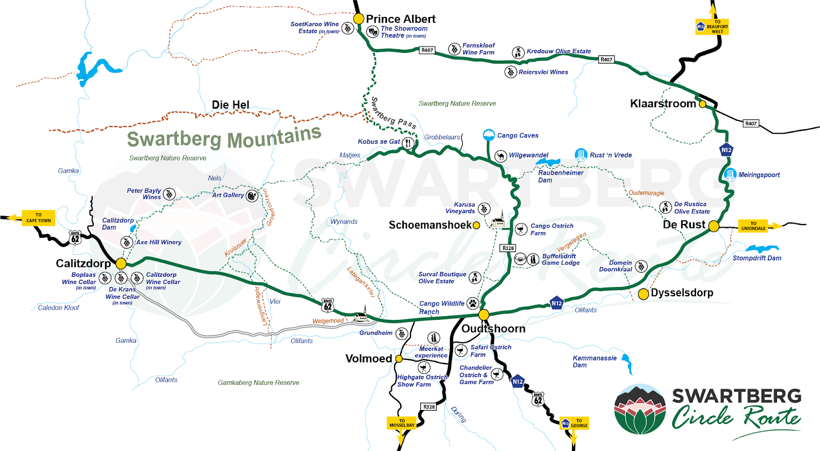 Out of South Africa / Suedafrika: Calitzdorp - die R62