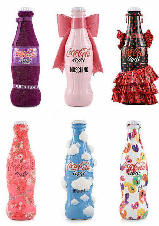 Pinterest in Pink!: Cuteness: Coca Cola Light Moschino