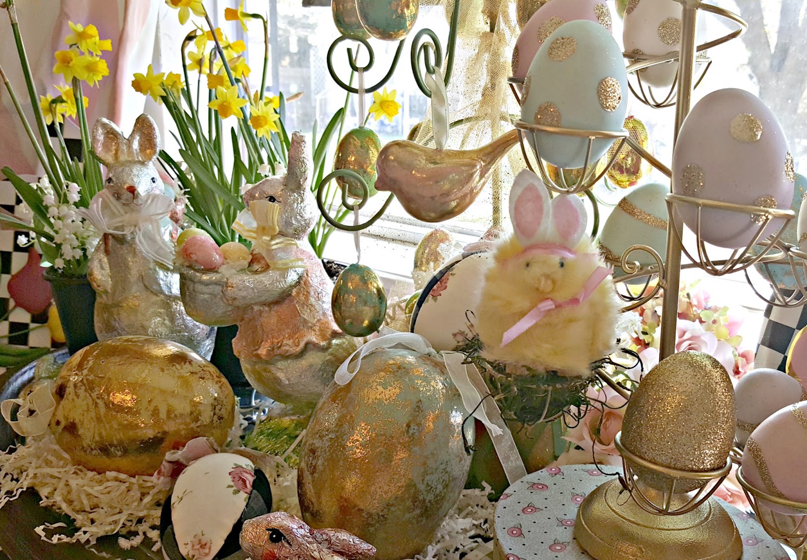 Penny's Vintage Home: MacKenzie Childs Style Easter Buffet