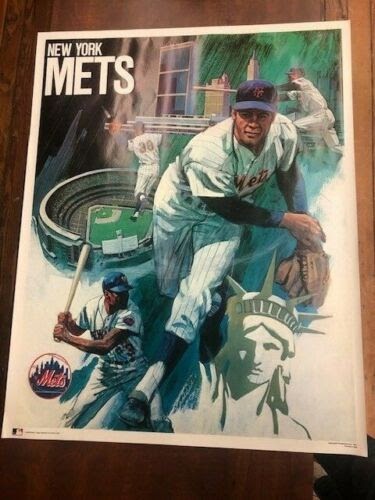 TheMediagoon.com: eBay: Cool looking vintage Mets poster for sale.