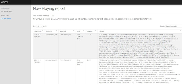 Google Pixel Now Playing History