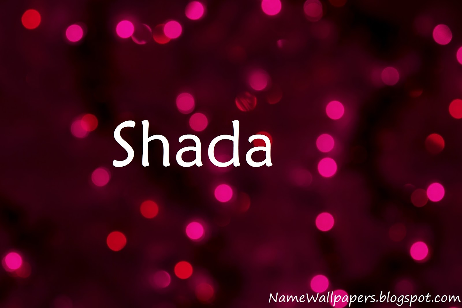 Shada Name Wallpapers Shada ~ Name Wallpaper Urdu Name Meaning Name ...