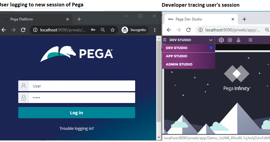 HowToPega: Trace unauthenticated requestor from other requestor in Pega